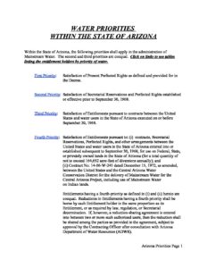 AZ Water Priority Definitions - Mohave Valley Irrigation and Drainage ...